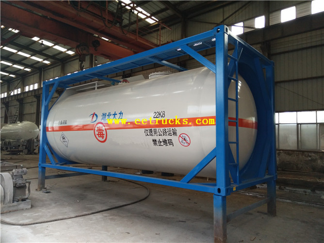 22cbm 20ft Liquid Chlorine Tanker Containers China Manufacturers ...