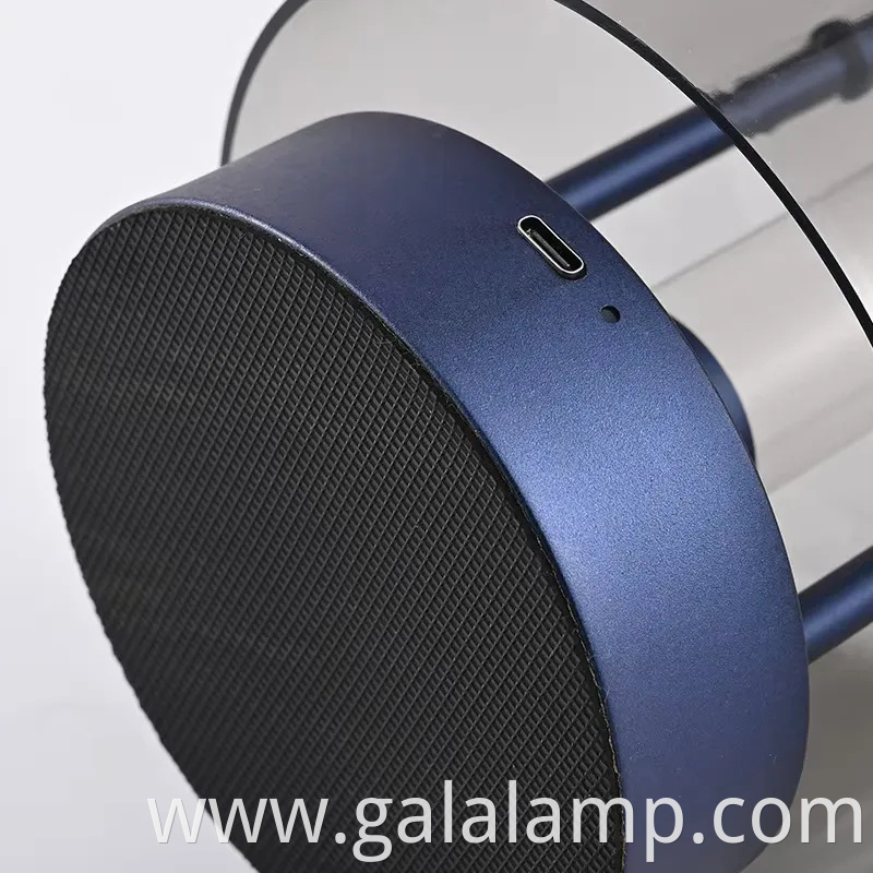 Hotel Restaurant Touch Dimming Rechargeable LED Table Lamp China ...