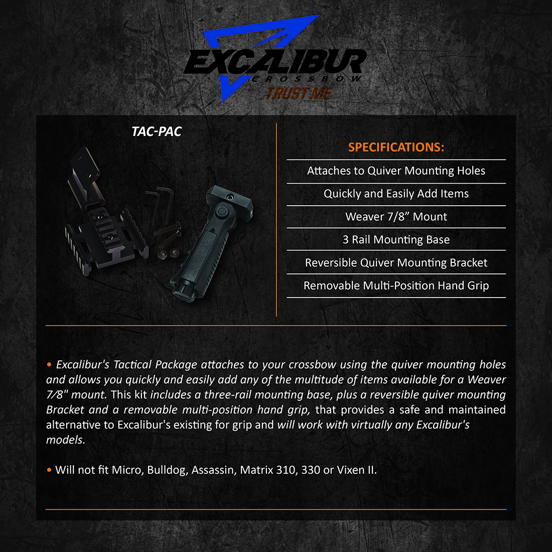 Excalibur - Tac - Pac, Bossgoo.com의 고품질 Excalibur - Tac - Pac