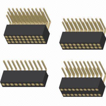 Pcb Connectors/ic Sockets, 1.27mm Pitch Single Row Round Pin, High ...