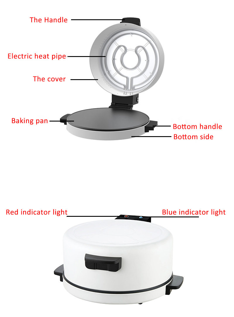 Mini Portable Electric Bagette Indian Bread Maker Machine For Arabic ...