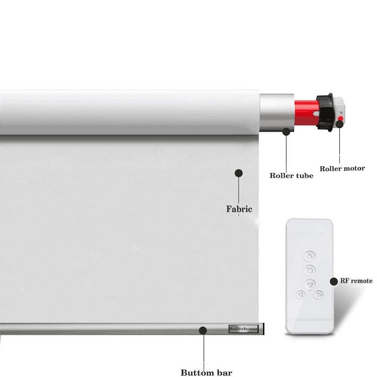 Erb25 Bofu: 2023 Hot Selling Silent Remote Control Tubular Motor For ...