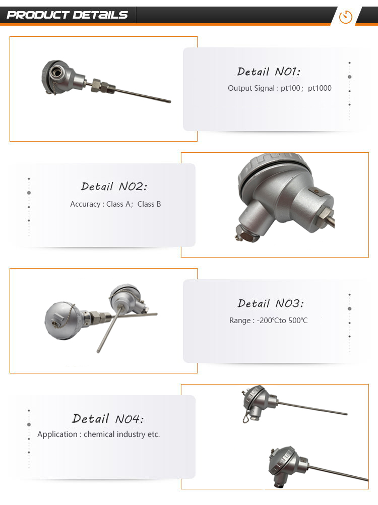 0.15% Accuracy Pt100 Temperature Transmitter 4-20ma, High Quality 0.15% ...