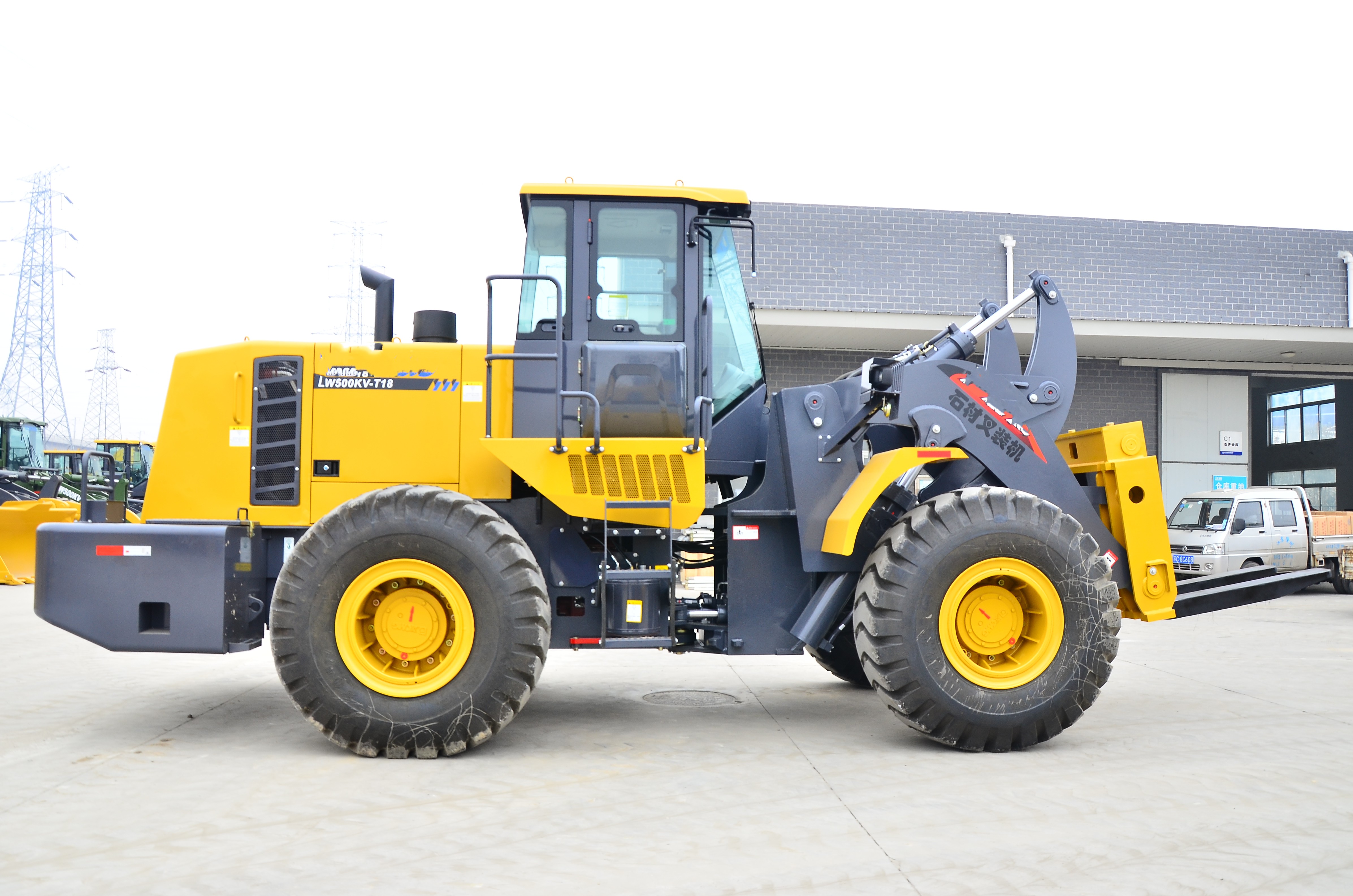 18 Ton Front End Forklift Loader - Lw500kv-t18 Chinese Mini Wheel ...