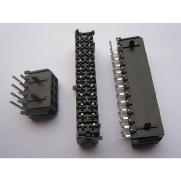 Micro Fit 3.0mm Wafer Connector, Right Angle, With Poles From 4 To 24 ...