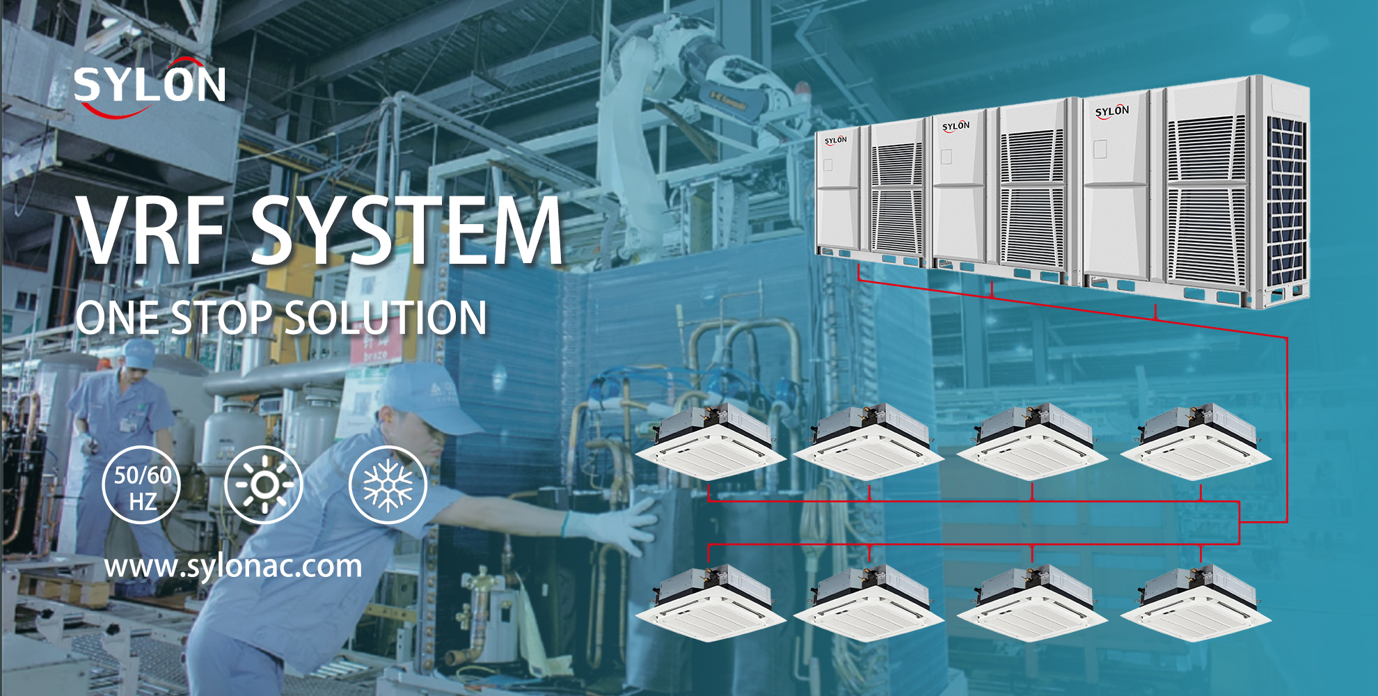 Commercial Residential Ceiling Mount Multi Split System Vrv Vrf Air ...