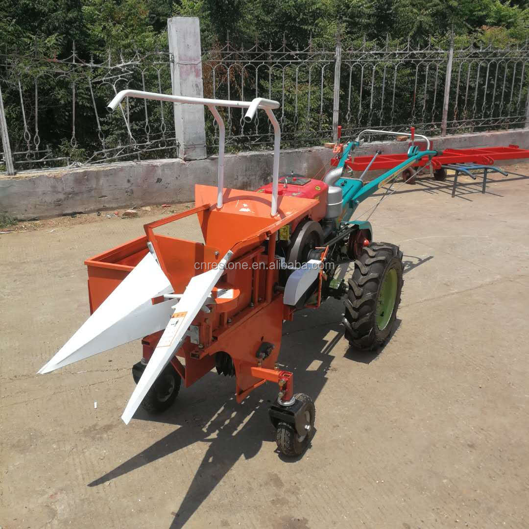 Compact One-row Maize Harvester For Walking Tractors, High Quality ...