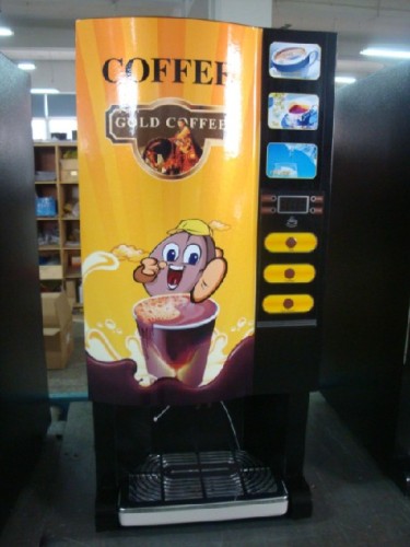 3 Flavors Of Coffee Vending Machine, High Quality 3 Flavors Of Coffee ...