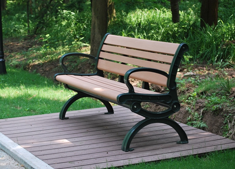 Outdoor Wpc Garden Bench For Park Use - Composite Bench, High Quality ...