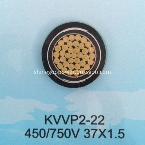 450/750v Flexible Pvc Insulated Kvv Control Cable คุณภาพสูง 450/750v Flexible Pvc Insulated Kvv ...