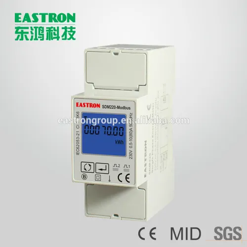Sdm220-modbus, Bi-directional Energy Meter, Smart Energy Meter, Smart ...