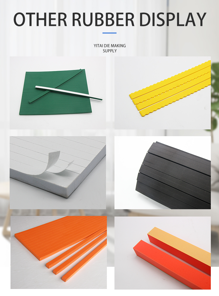 Die Cutting Machine Ejection Rubber For Mould Die-making, High Quality ...