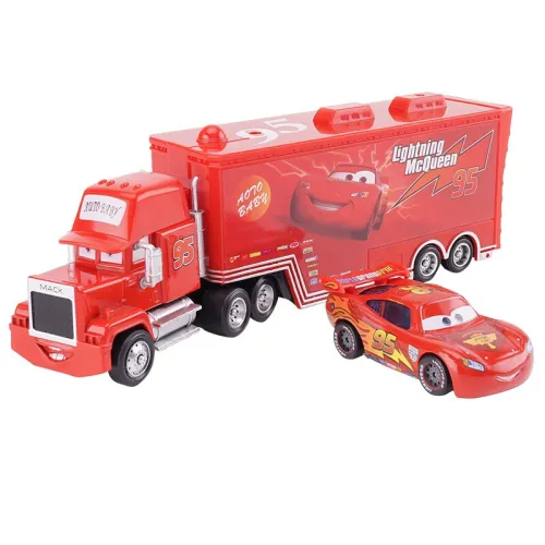 Cars 2 3 Disney Pixar Toy Car Green Harvester Frank Lightning Mcqueen ...