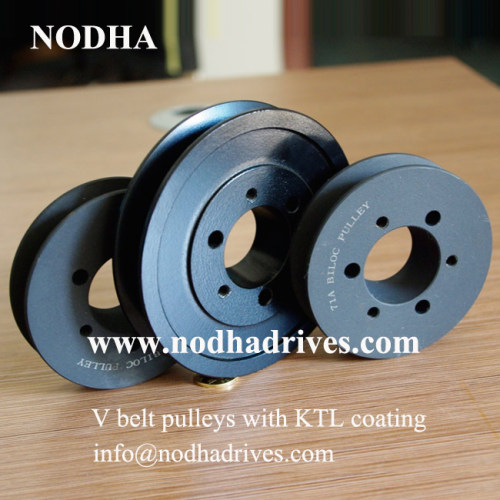 V Belt Pulley With Ktl Coating Mi Lock Type, High Quality V Belt Pulley ...