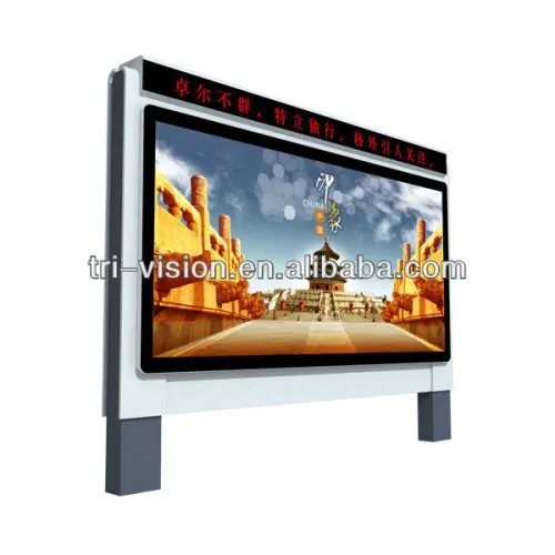 Gas Station Double Sides Stand Scrolling Display, High Quality Gas ...