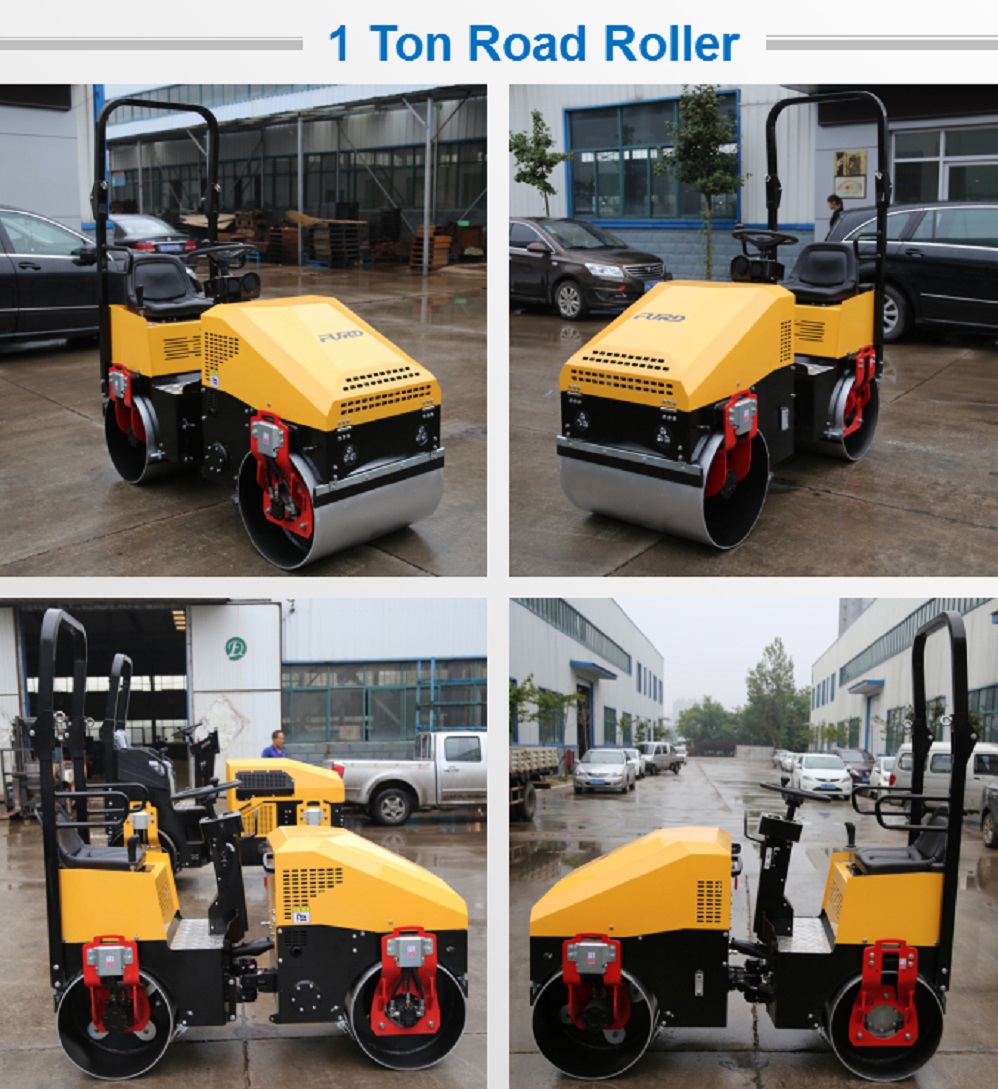 New 1 Ton Road Roller Compactor