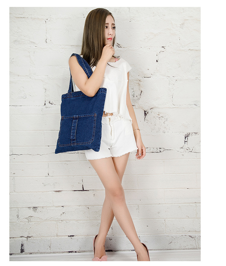 Kustom Beg Kain Denim Retro Beg Kain Pelbagai Guna, berkualiti tinggi ...