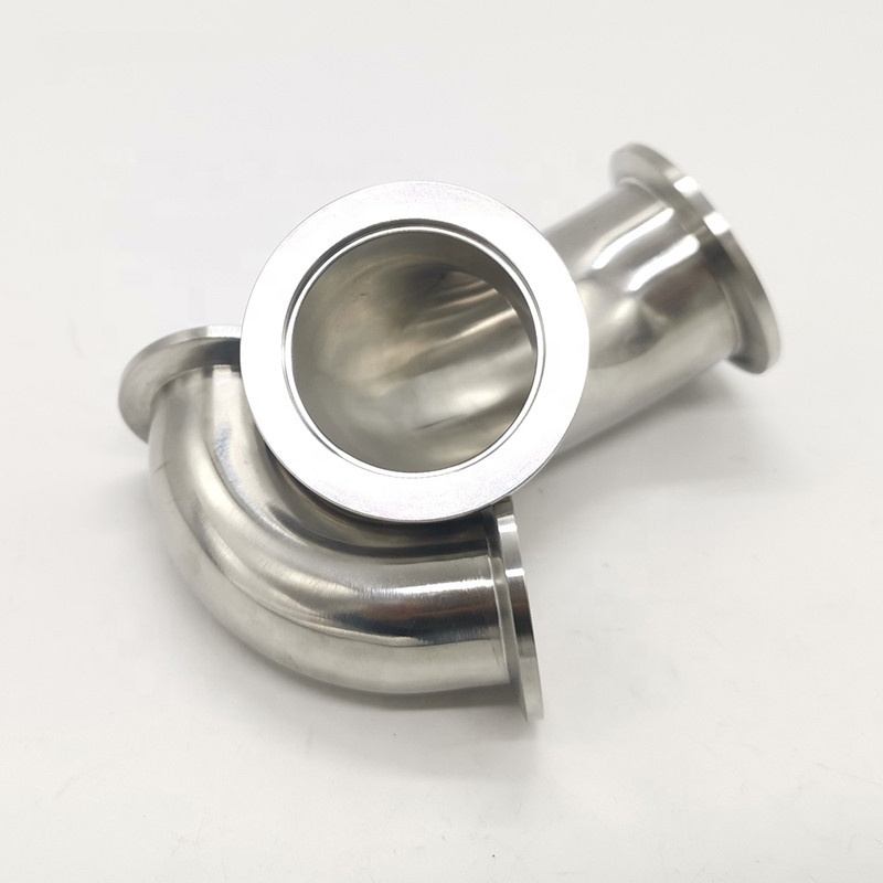 Iso-kf Flange 90 Deg. Elbow Fitting Kf16/kf25/kf40 Ss304 Stainless ...