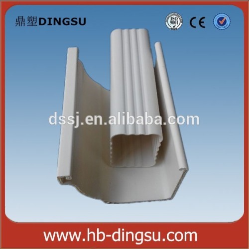 5.2inch Dual Wall Rain Gutter System,white Rain Gutter, High Quality 5 ...