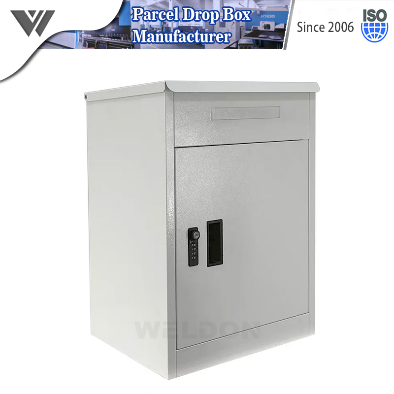 Modern Secure Large Lockable Steel Metal Delivery Box With Digital Lock ...