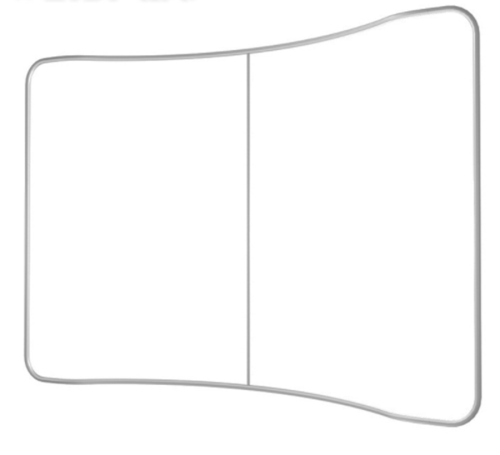 Curved Shape Tension Fabric Backdrops, High Quality Curved Shape ...