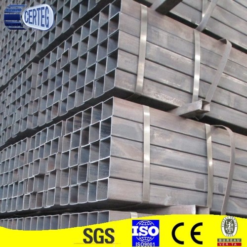 Construction Material Q235 Black Welded Tubular Steel, High Quality Construction Material Q235 ...