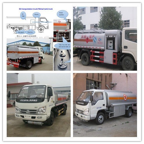 Foton Oil Transportation Tank Truck 4x2 Crude Oil Fuel Tanker Truck ...