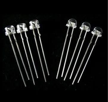 Ultra Bright 5mm Strawhat Helmet Led , 120° Beam Angle Blue 455 - 460nm ...