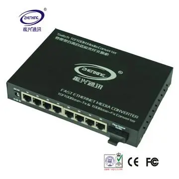 10/100m 8 Ports Rj45 Ethernet Fiber Switch, High Quality 10/100m 8 ...