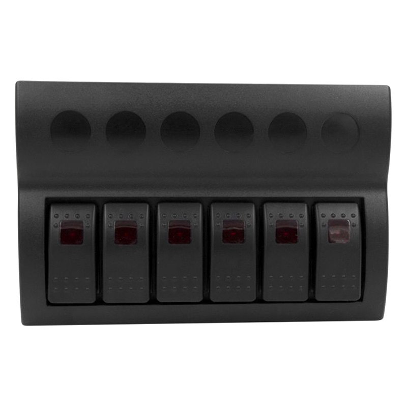 6-way Rocker Switch Panel With Fuse Circuit Protection, High Quality 6 ...