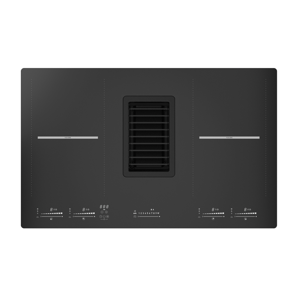 220v 7200w Induction Hob With Down-draft Hood Extractor, High Quality ...