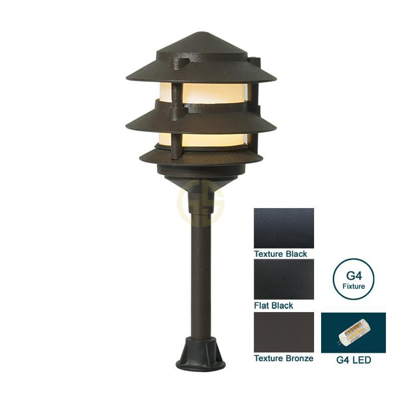 12v Ip65 Waterproof Aluminum Pagoda Path Light - Outdoor Garden ...