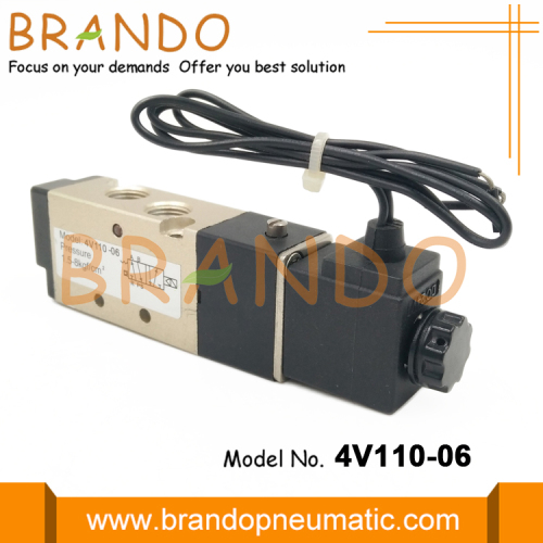 2 Position 5 Way Single Solenoid Pneumatic Valve, High Quality 2 ...