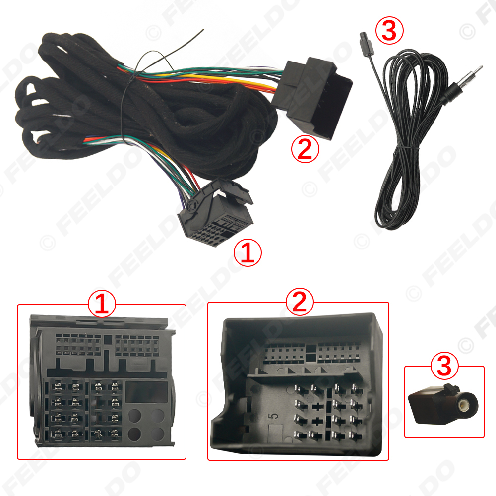 Bmw 3-series E46 M3 E39 E53 Car Radio Stereo Wiring Harness Adapter ...