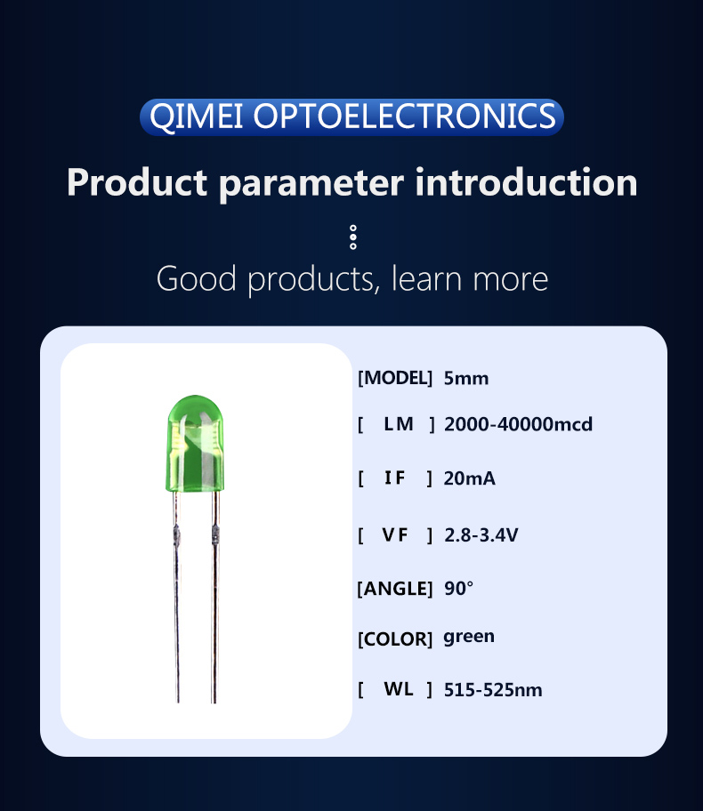 Water Clear Diffused Dip Led Diode 3mm 5mm Oval For Display, High ...