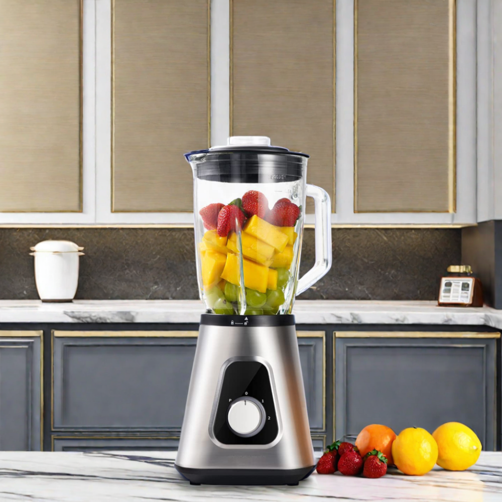 1.5 Liter High-speed Heavy Duty Table Top Blender With Stainless Steel ...