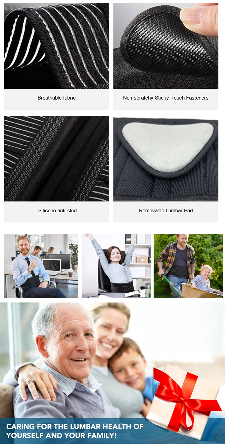 Adjustable Lumbar Lower Back Brace Belt Support, High Quality Adjustable Lumbar Lower Back Brace ...