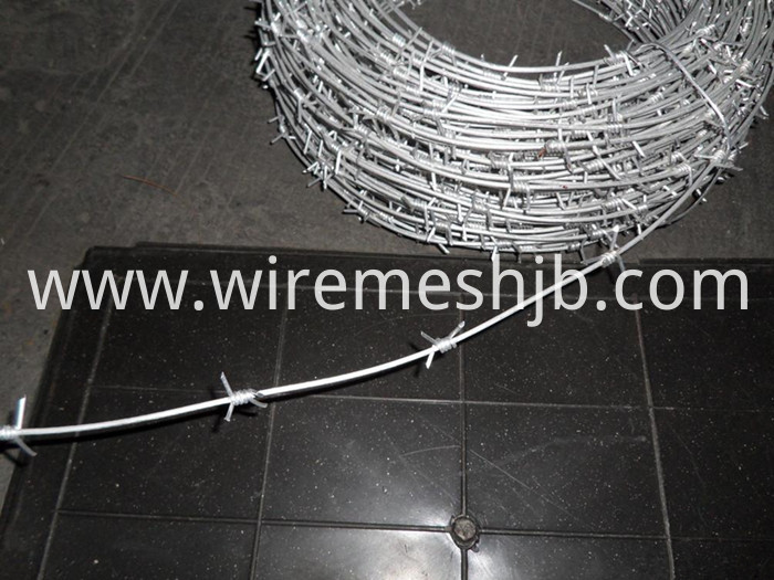 Galvanized Barbed Wire Single Strand Type China Manufacturer