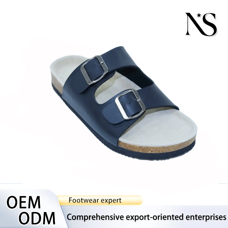 Elegant Double Strap Sandals with Metal Buckles China Manufacturers ...