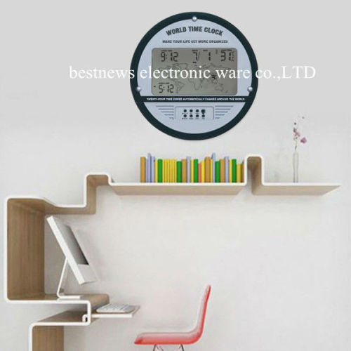 24 Timezone World Time Table Alarm Clock, High Quality 24 Timezone ...