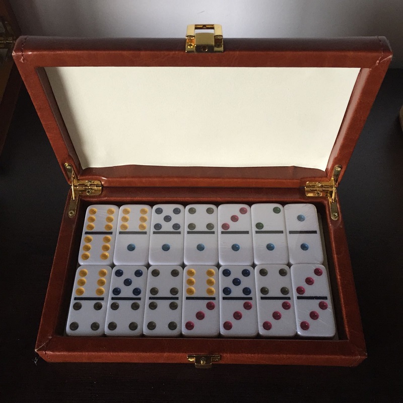 High Quality Double 6 Plastic Dominoes In Luxury Box, High Quality High ...