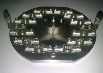 12 Connector Fc / Apc Fiber Optic Polishing Machine Jig Stainless Steel ...