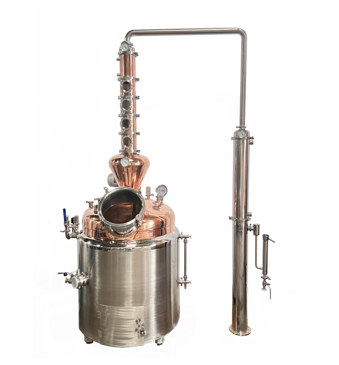 Towin 250l Copper Distillation Equipment For Whiskey, Rum, Gin, And ...
