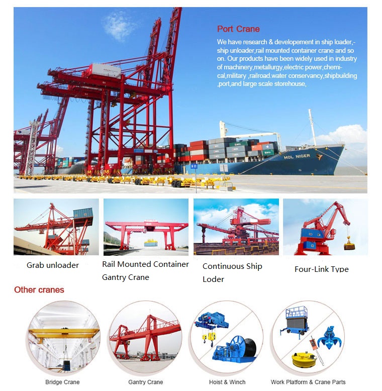 Iso Fem Standards Rail-mounted Gantry Crane (rmg) Container Crane For ...