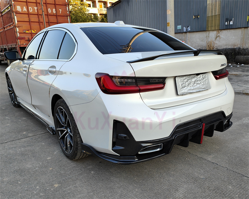 Carbon Fiber Rear Spoiler Body Kit For 19-22 Bmw 3 Series G20 G28 Rear ...