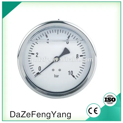 Glycerin Filled Anti-vibration Pressure Manometer, High Quality ...