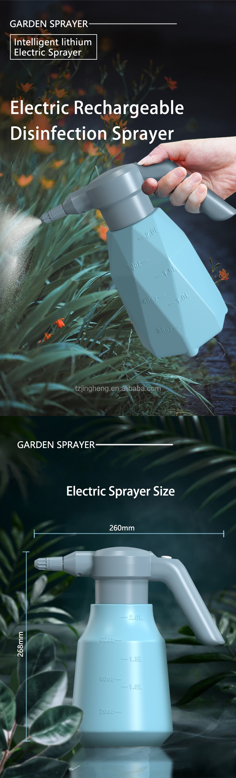 Rechargeable Li-ion Battery Handheld Sprayer For Gardens, High Quality ...