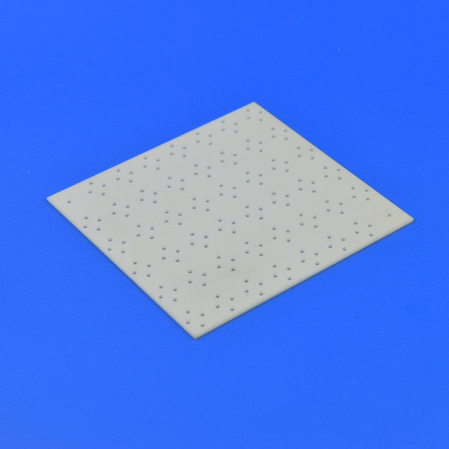 Thin Thickness Ceramic Substrate With 0.1mm Diameter Holes, High ...