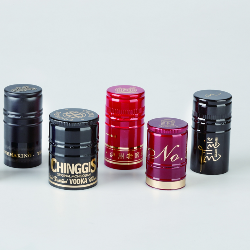 Hot Stamping Aluminum Screw Caps For Spirits, High Quality Hot Stamping ...