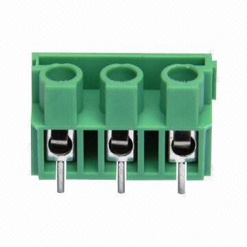 Pcb Terminal Block With 7.5mm Pitch And 16a Rated Current, High Quality ...